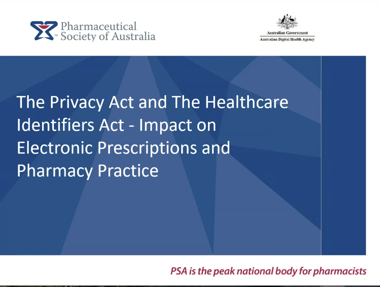 Electronic prescriptions | Pharmaceutical Society of Australia