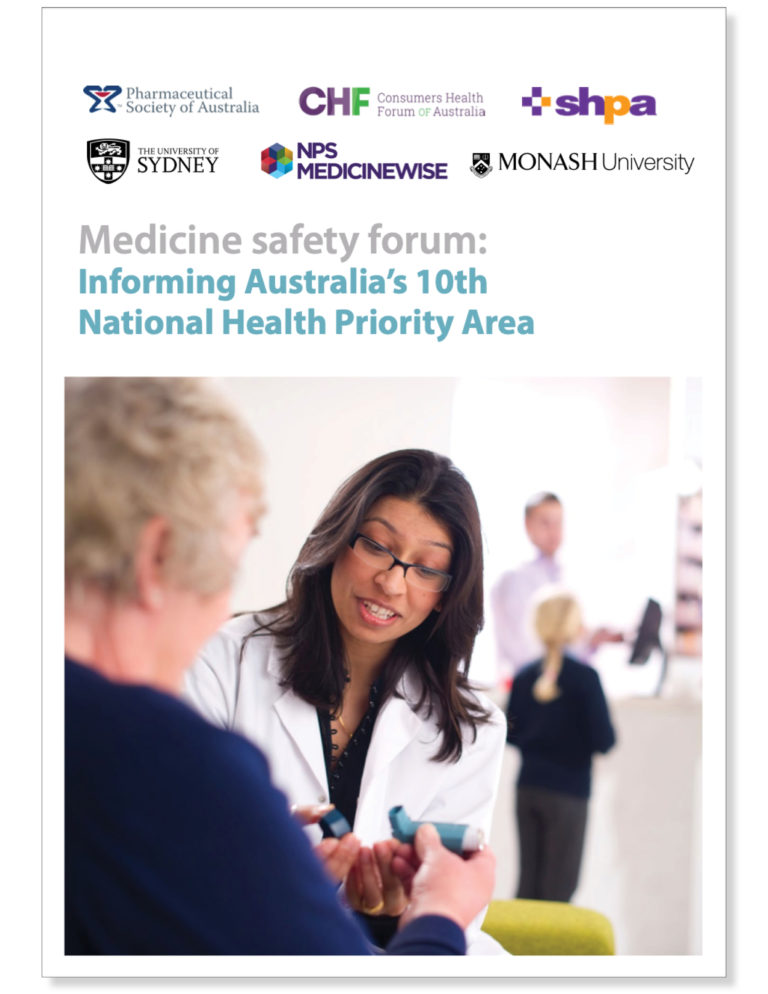 Medicine safety | Pharmaceutical Society of Australia