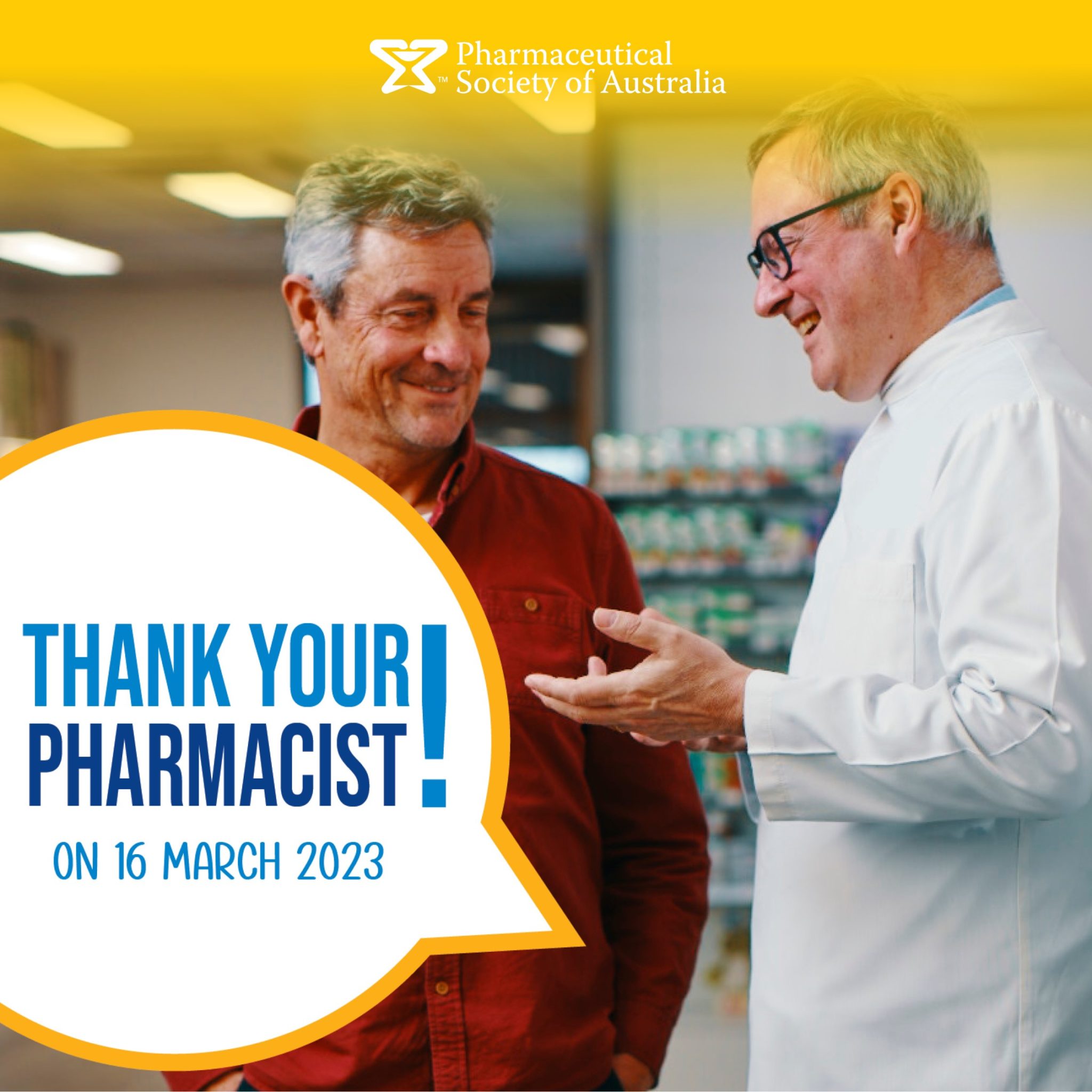 Thank Your Pharmacist Day 2023 | Pharmaceutical Society of Australia