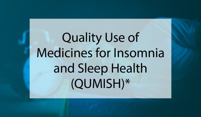Quality Use of Medicines - Pharmaceutical Society of Australia