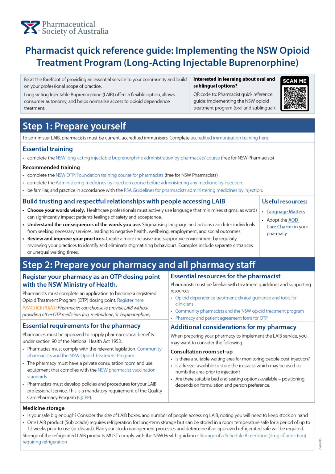 NSW Opioid Treatment Program (OTP) – Foundation Training and Support ...
