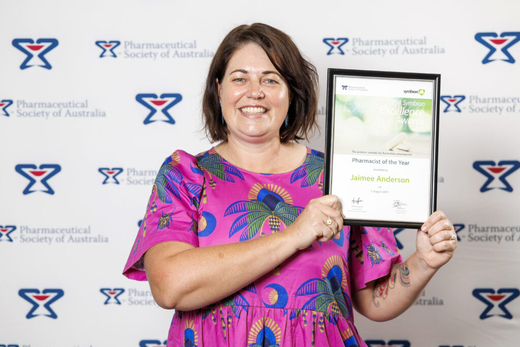Katherine pharmacist Jaimee Anderson receives national honour - Pharmaceutical Society of Australia